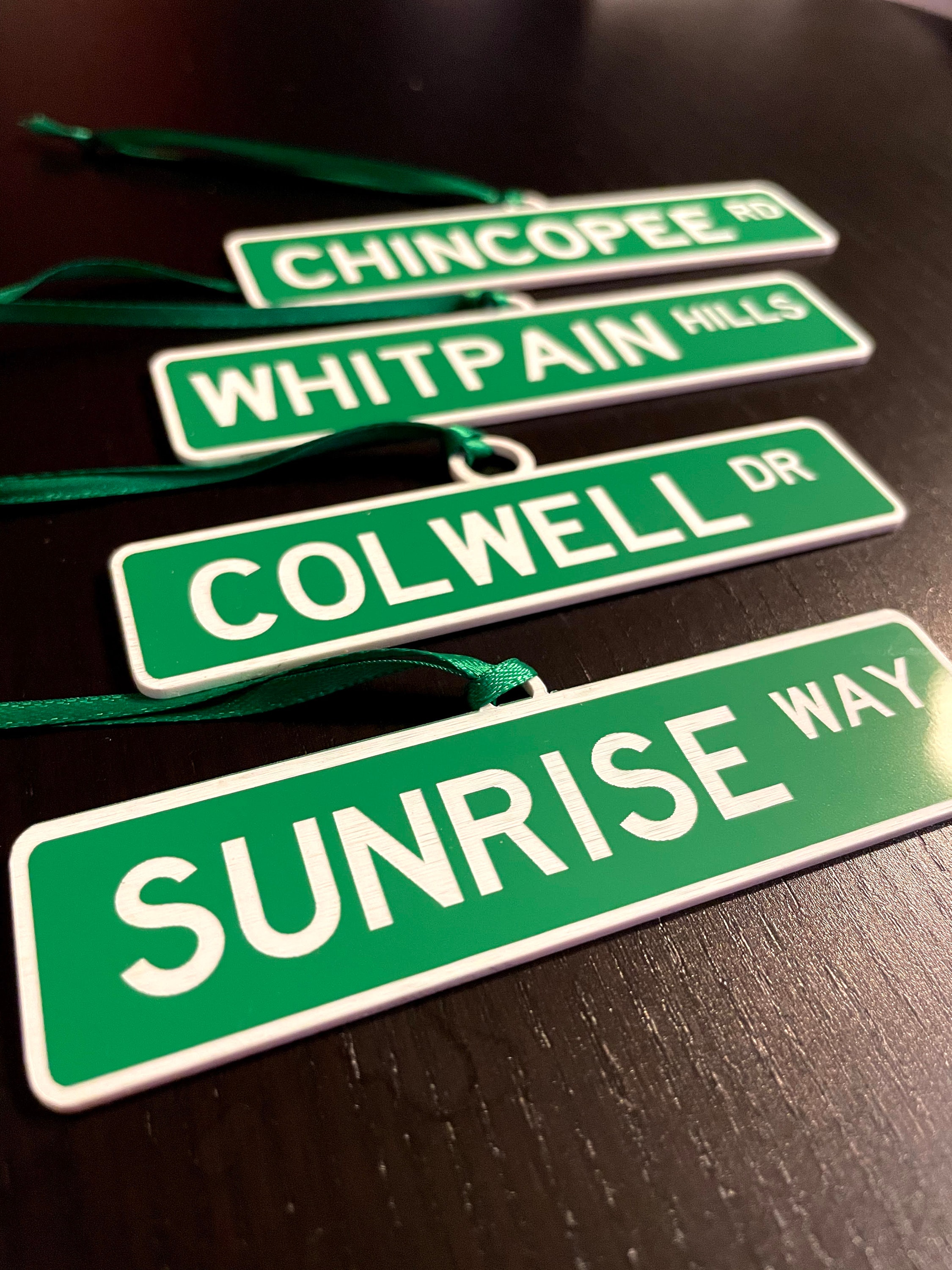 Custom street sign ornament or magnet | Etsy