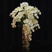 Real Touch Cream Orchid Arrangement in a Designed Metal Vase. Faux ...