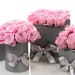 Preserved Flower Box,pink Infinity Roses, Preserved Roses in a Box ...
