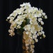 Real Touch Cream Orchid Arrangement in a Designed Metal Vase. Faux ...