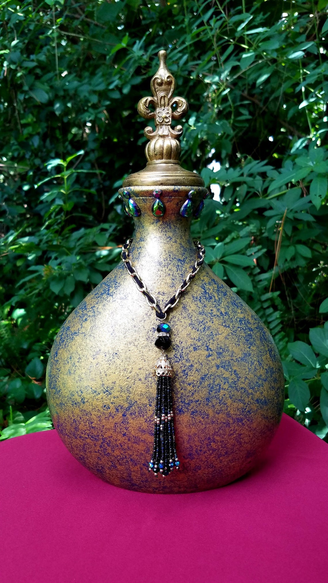 Gold Chain Bottle - Etsy