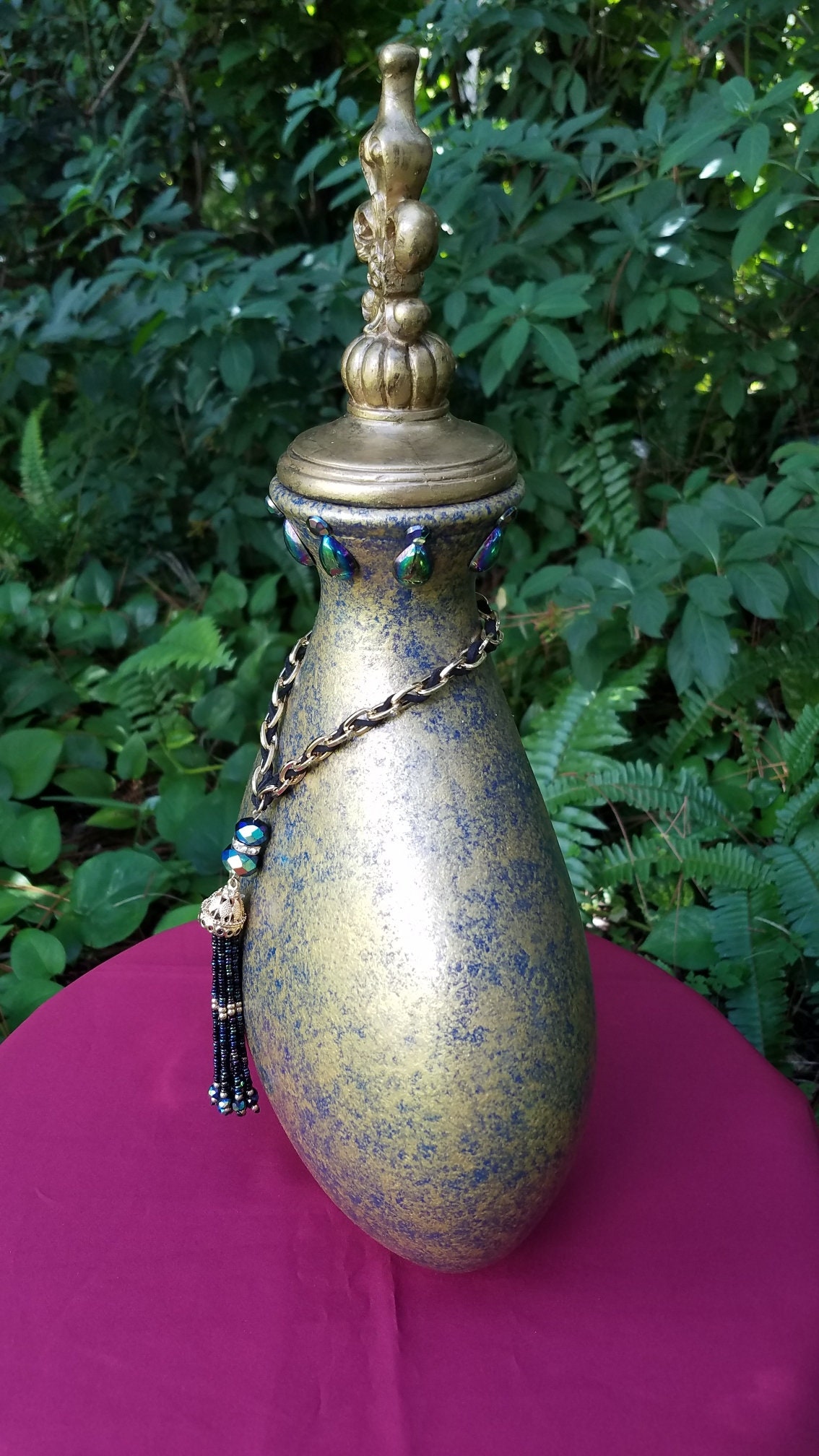 Gold Chain Bottle - Etsy
