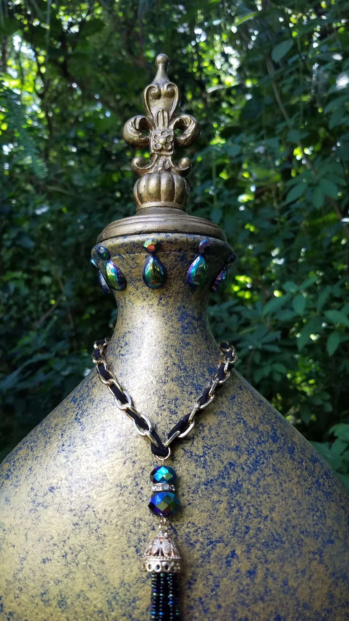 Gold Chain Bottle - Etsy