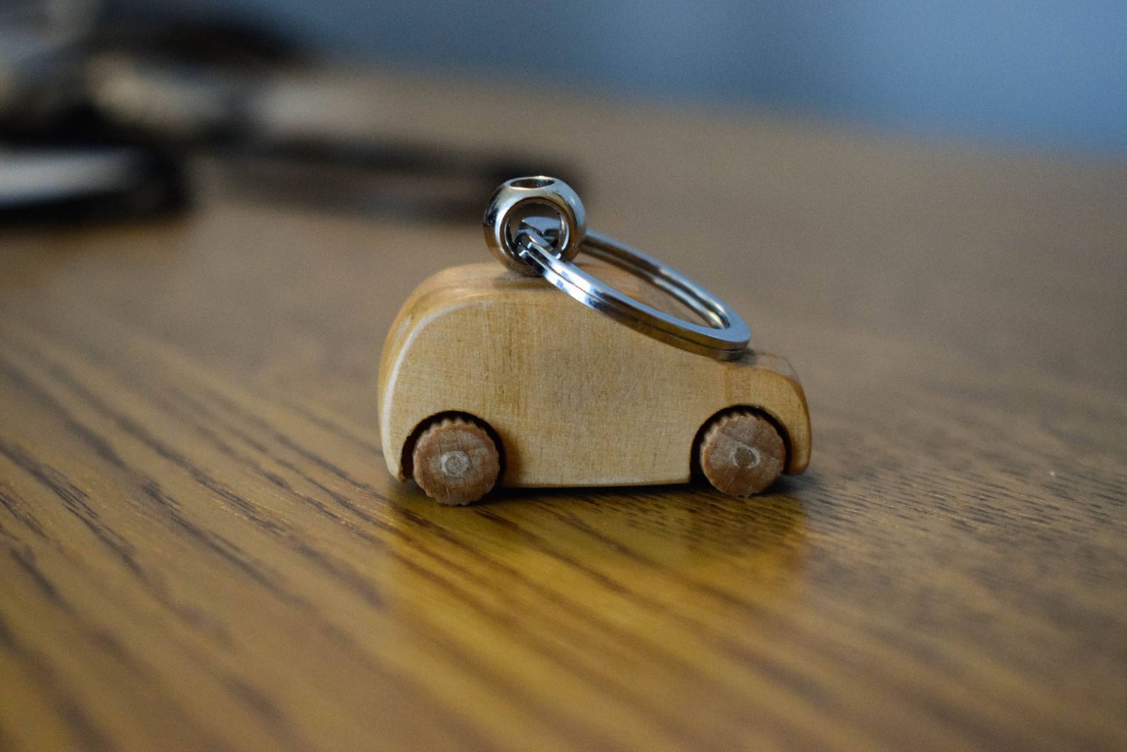 Wooden Car Keychain Handmade Keychain Car Wooden Car Gift | Etsy