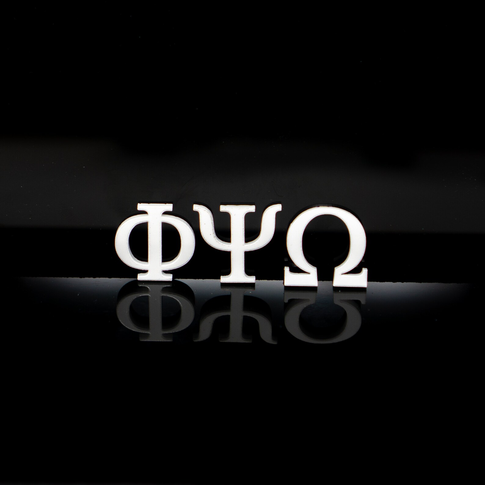 White Acrylic OG Font Greek Alphabet Letters With Adhesive Backing - Etsy