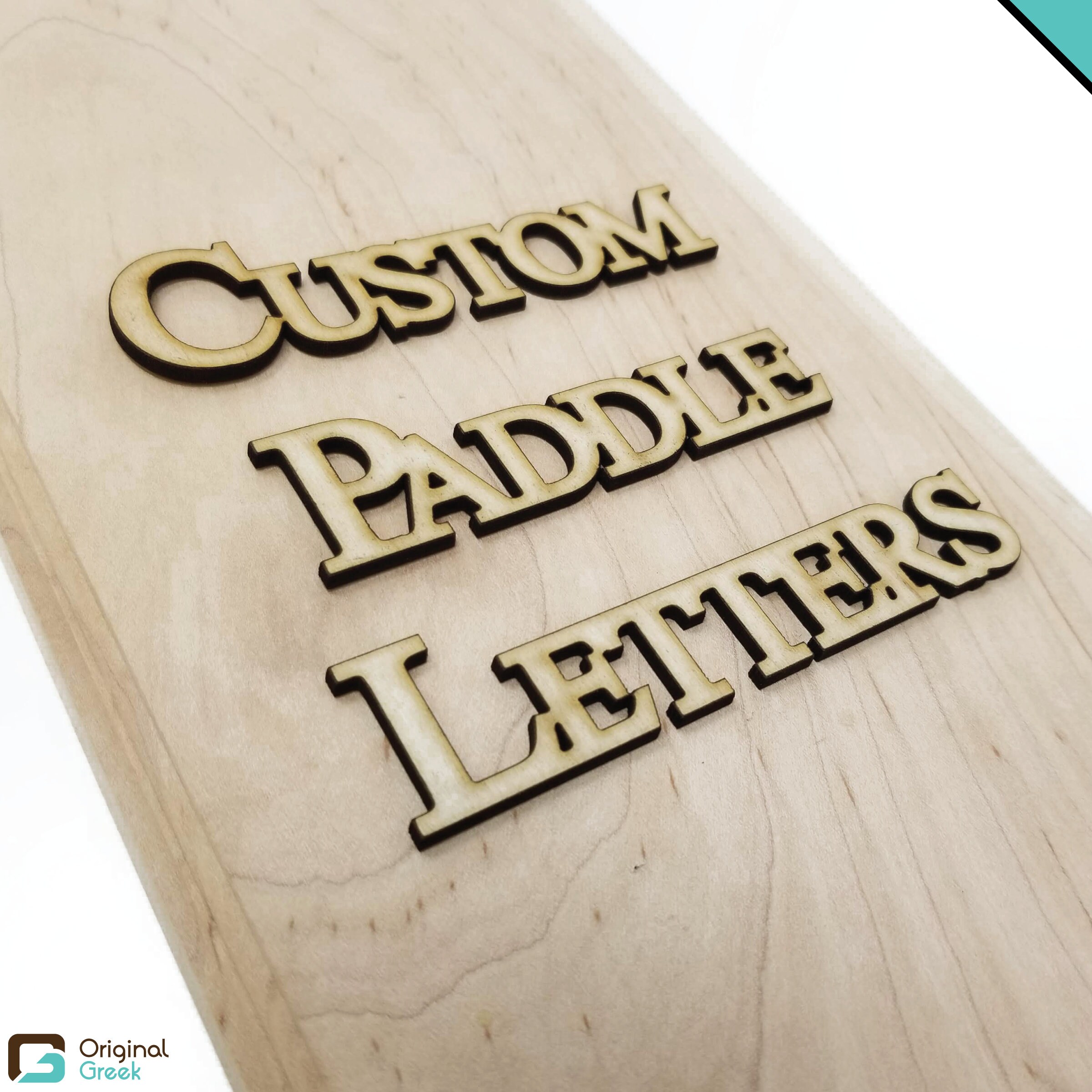 Custom Paddle Letters With Adhesive Backing - Etsy