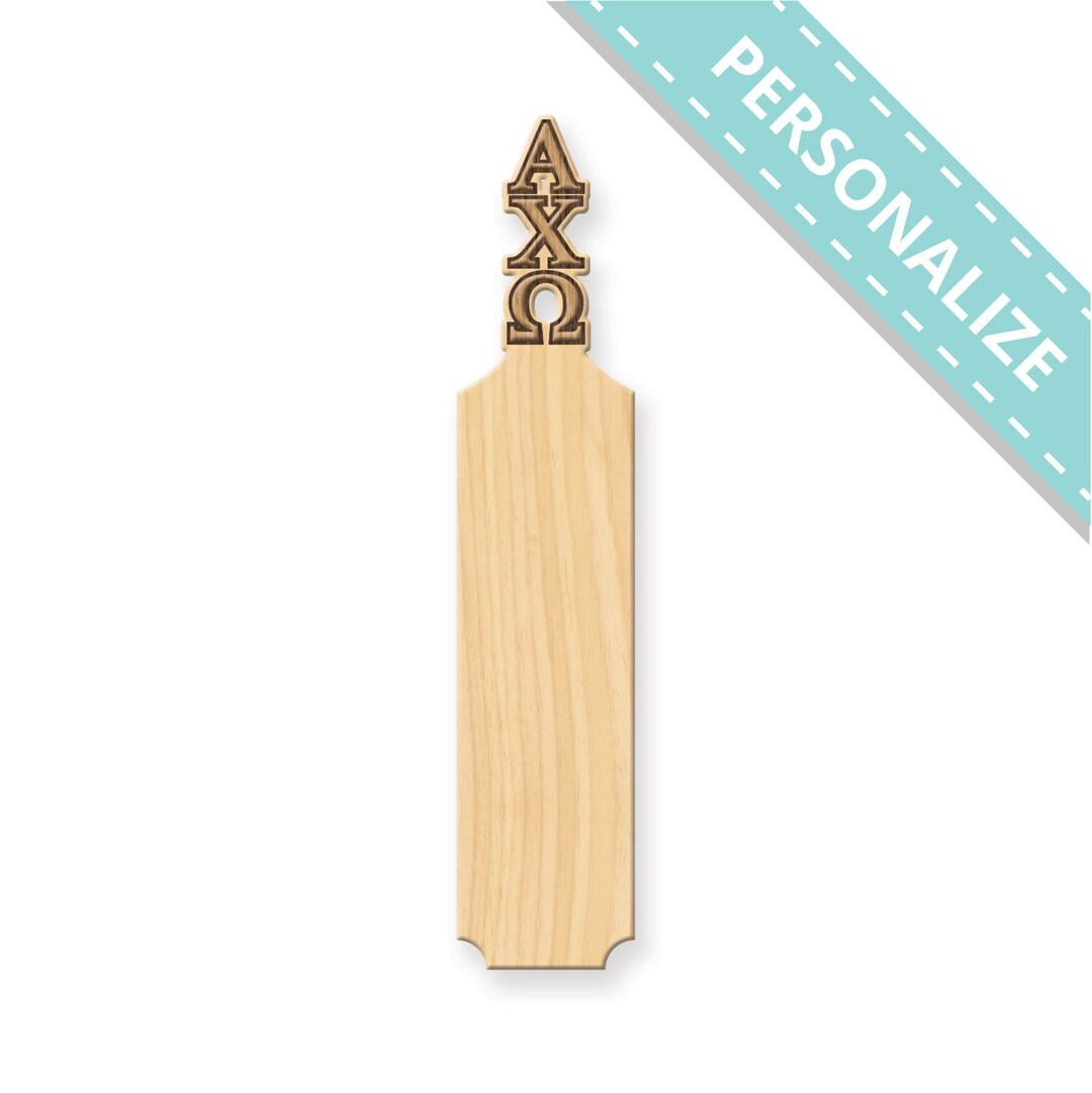 Personalized Original Greek Letters Handle Paddle - Etsy