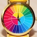 Color Wheel Watch, Men's Watch, Colorful Watches, Women's Watch ...