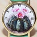 Watch Wrist Cactus, Watch Flowers, Succulent Watch, Ladies Watch, Plant ...