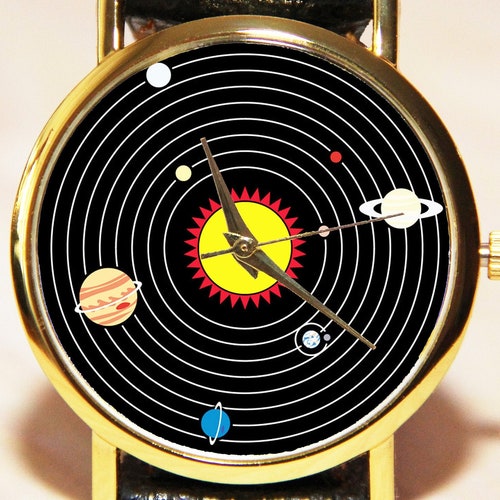Galaxy Watch Solar System Watch Planet Watch Saturn Watch - Etsy