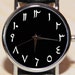 Arabic Watch Persian Numbers Watch Leather Watch Men's - Etsy