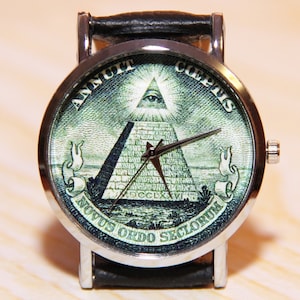 Dollar Siegel Watch, Wristwatch Pyramid of the Eye, Men's Watches ...