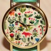 Wrist Watch Cactus, Watch Blooming Cactus, Ladies Watch, Watch Flowers ...