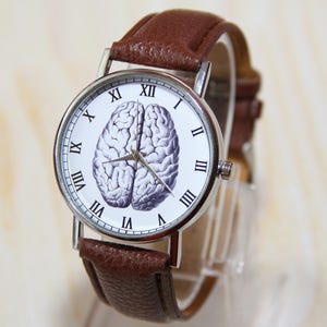 Wristwatches Brains, Watch Brain, Vintage Style, Retro Watch, Anatomy ...