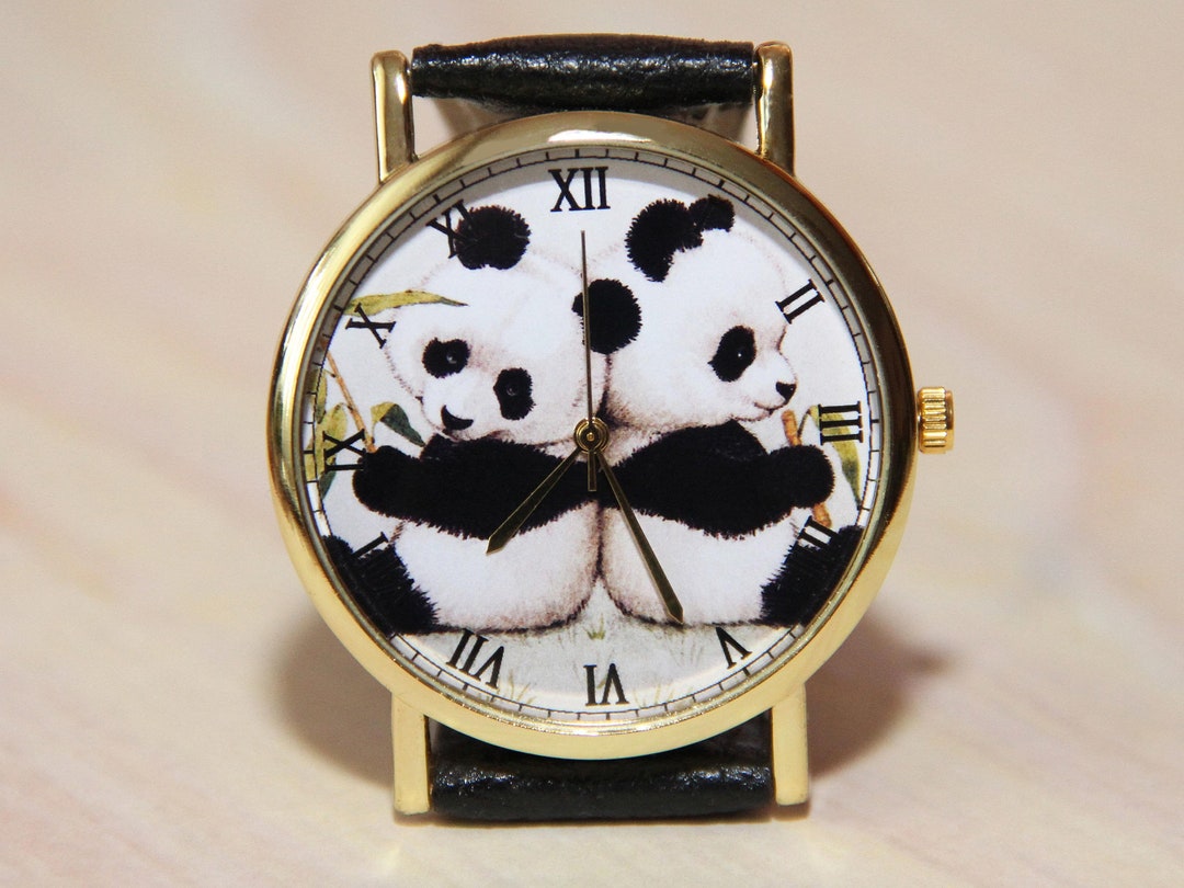 Wrist Watch Pandas, Womens Watch, Men's Watch, Watch Animals, Watches ...