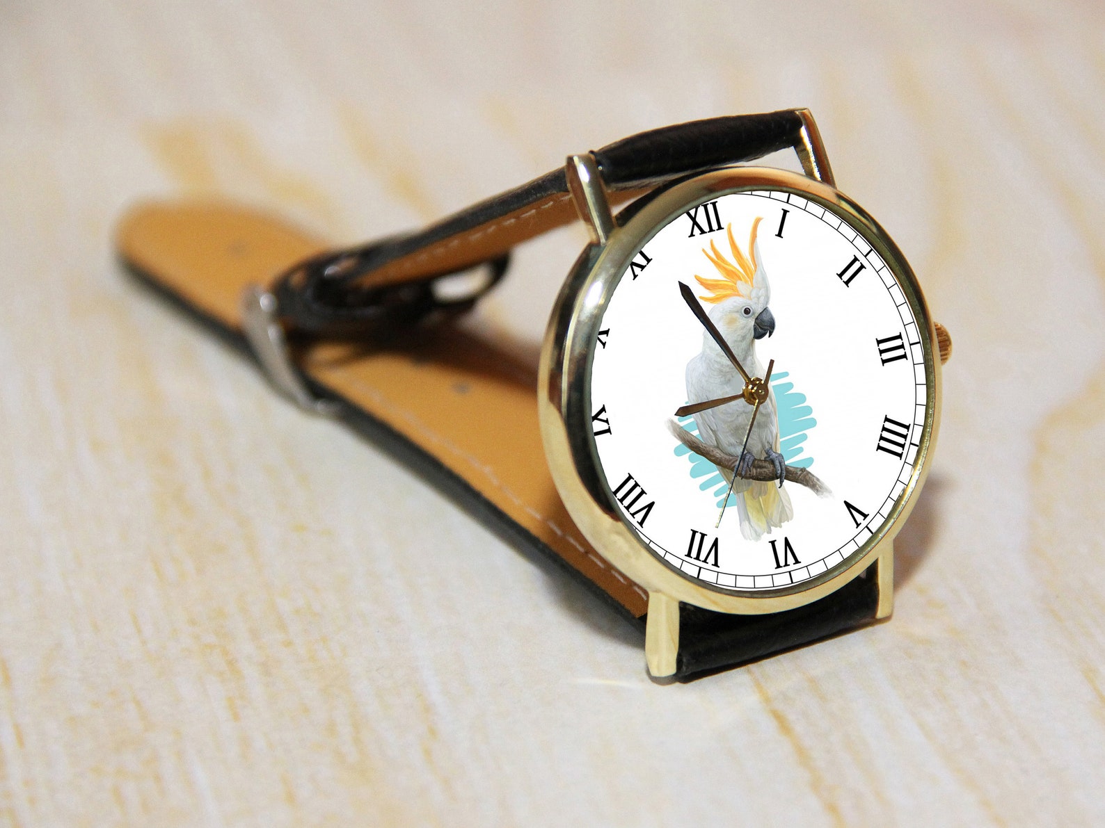 Watch Parrot Cockatoo Parrot Bird Watch Watch Parrot | Etsy