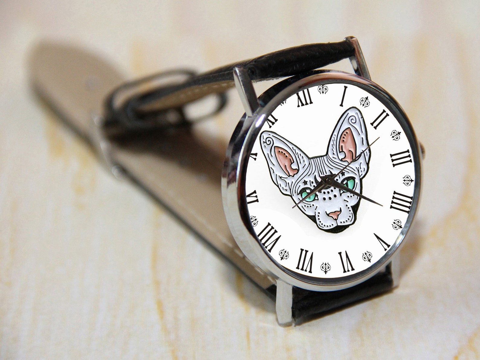 Сat Watch, Sphinx Cat Watch, Ladies Watch, Men's Watch, Christmas Gift ...