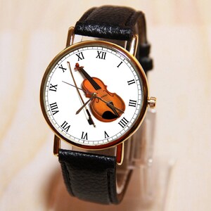 Wristwatch Violin, Watch Music, Watch a Gift to a Music Teacher, Watch ...