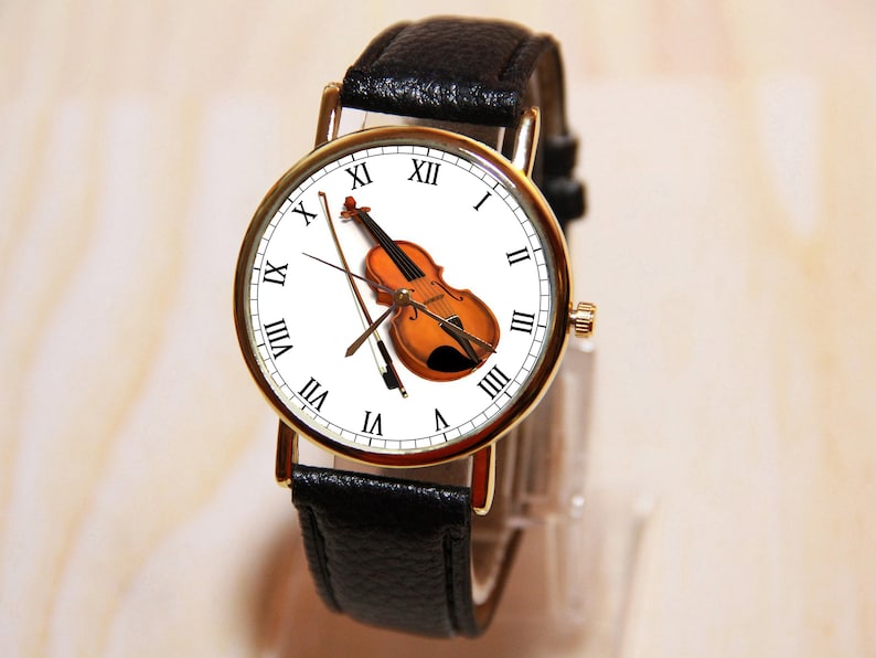 Wristwatch Violin Watch Music Watch a Gift to a Music | Etsy