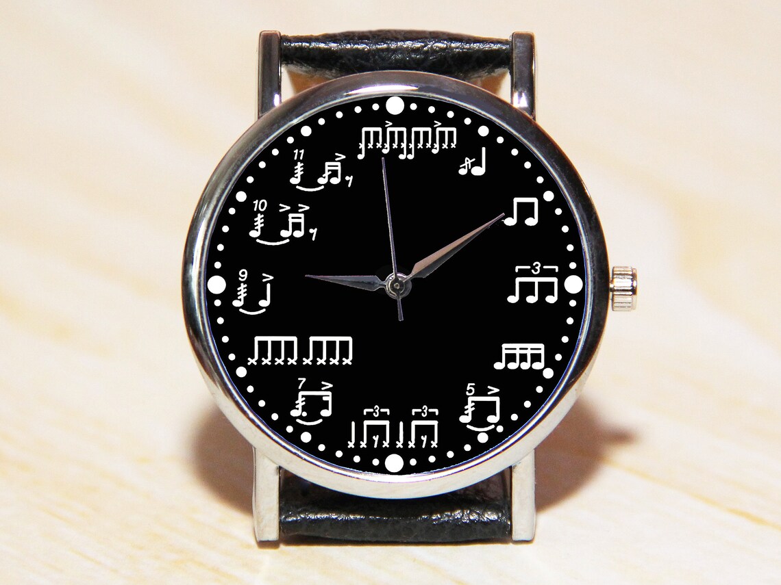 Watch Musicianswristwatch Note Watch Gift to the - Etsy