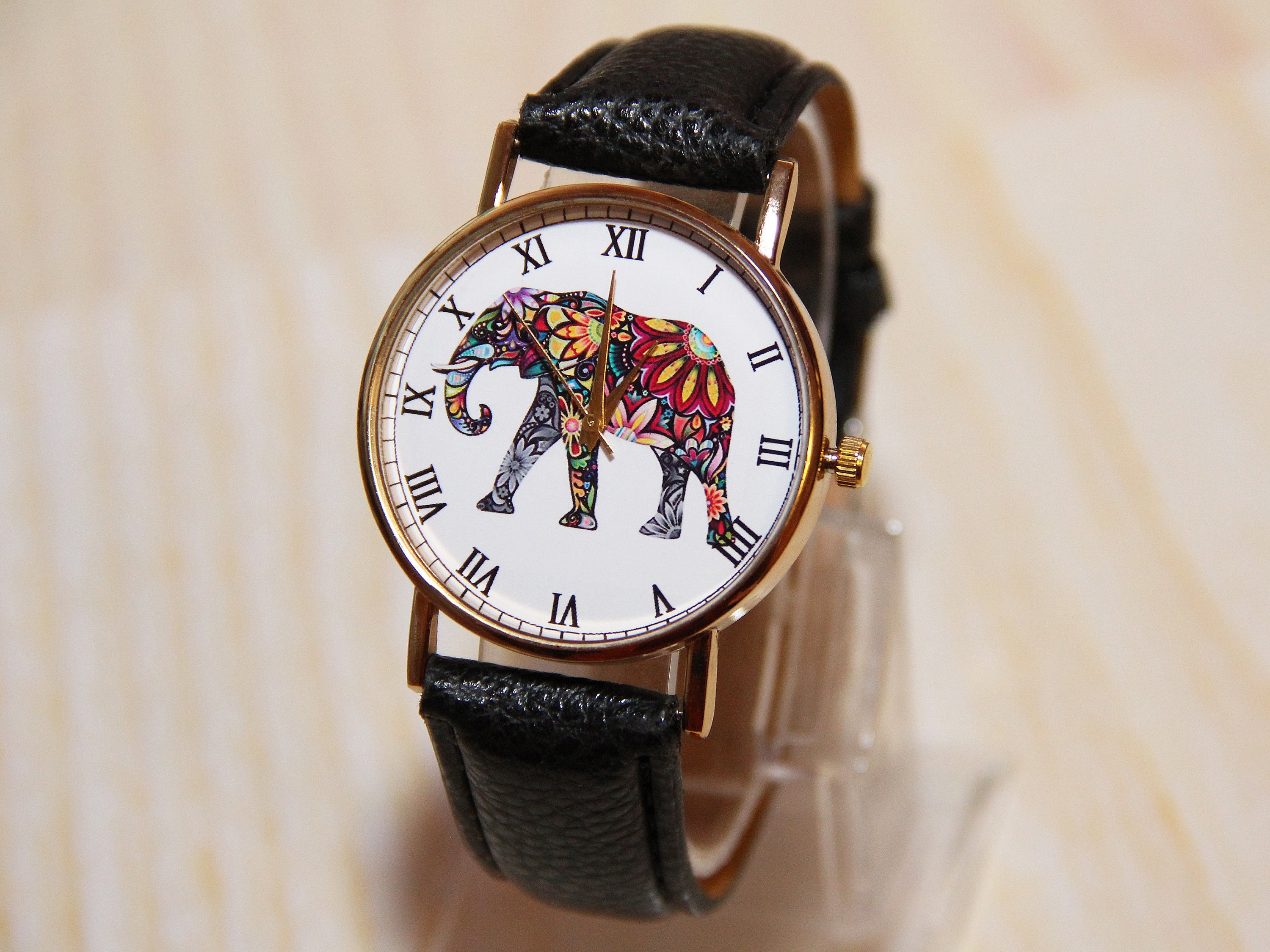 Wrist Watch Elephant Watch Birthday Gift Women Watch mens | Etsy