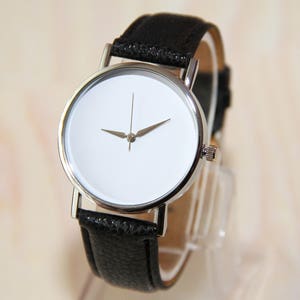Wristwatch White Dial, Watch White, Minimalist Watch, Men's Watch ...
