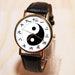 Japanese Numerals Watch, Women's Watch, Men's Watch, Leather Watch, YIN ...