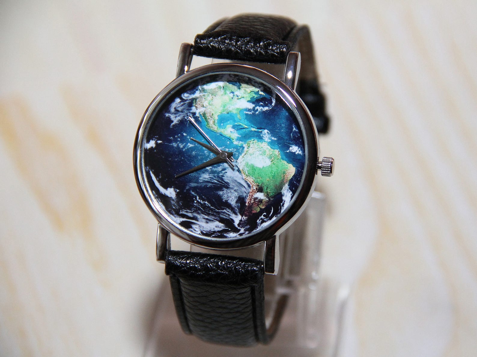 Wrist Watch Planet World Map Watch Watch Earth Unique | Etsy