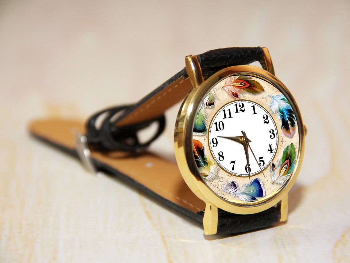 Watches Feathers Women's Watches Boho Watches - Etsy