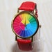 Color Wheel Watch, Men's Watch, Colorful Watches, Women's Watch ...