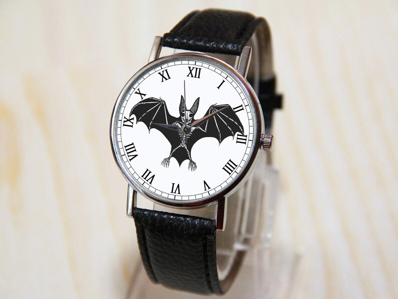 Bat Watch Wrist Watch Skeleton of a Bat Halloween Watch - Etsy