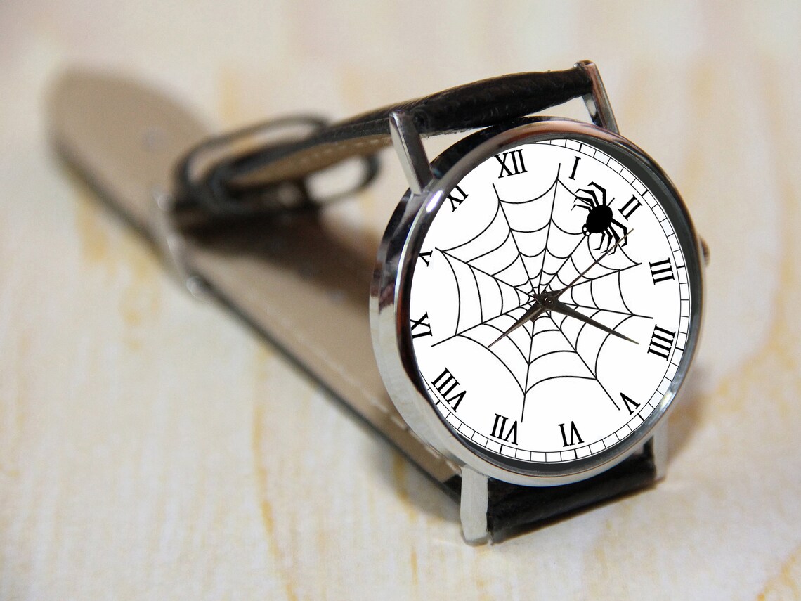 Spider Web Watches Holiday Watches Spider Watches Black | Etsy