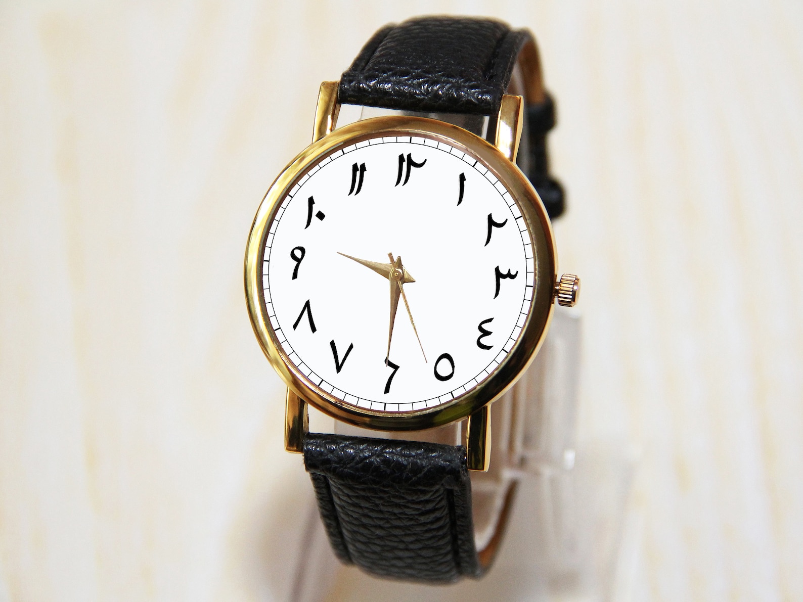 Arabic Watch Persian Numbers Watch Leather Watch Men's - Etsy