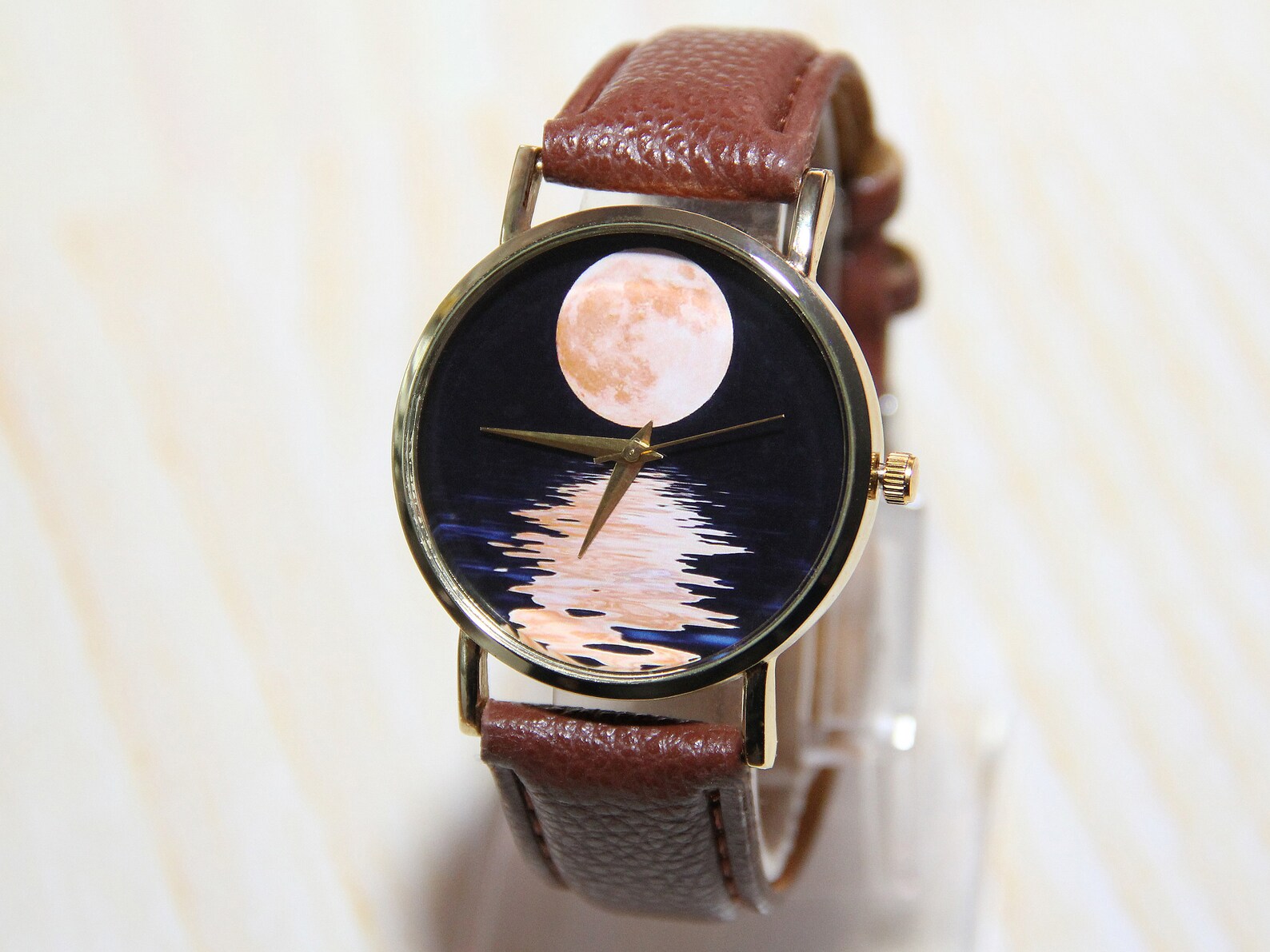 Moon Watch Moon Track Watch Woman's Watch Sea Watch | Etsy