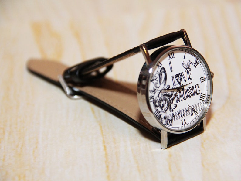 Wrist Watch I Love Music Watch for Musician Watch Music - Etsy