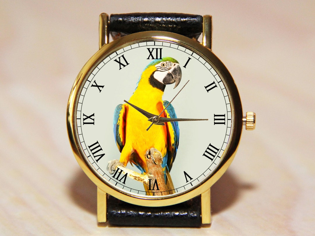 Wristwatch Macaw Parrot, Parrots Watch, Birds Watches, Women’s Watches ...