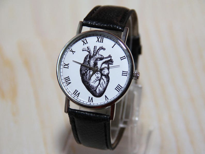 Wristwatch is a heart Wristwatch heart watch gift doctor | Etsy