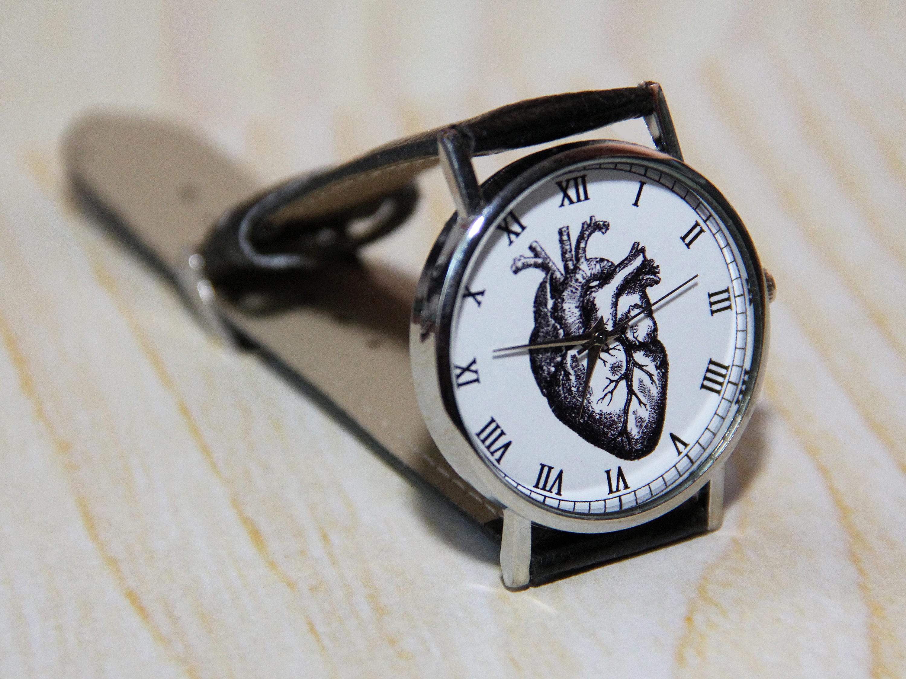 Wristwatch is a heart Wristwatch heart watch gift doctor | Etsy