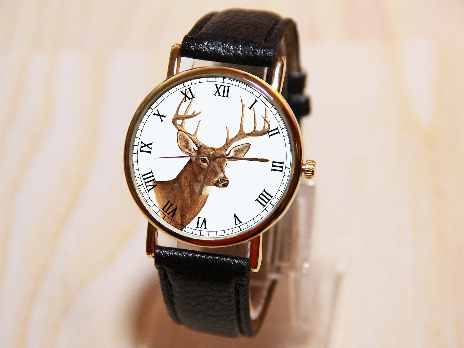 Deer wristwatch hunter watches mens watches womens watches | Etsy