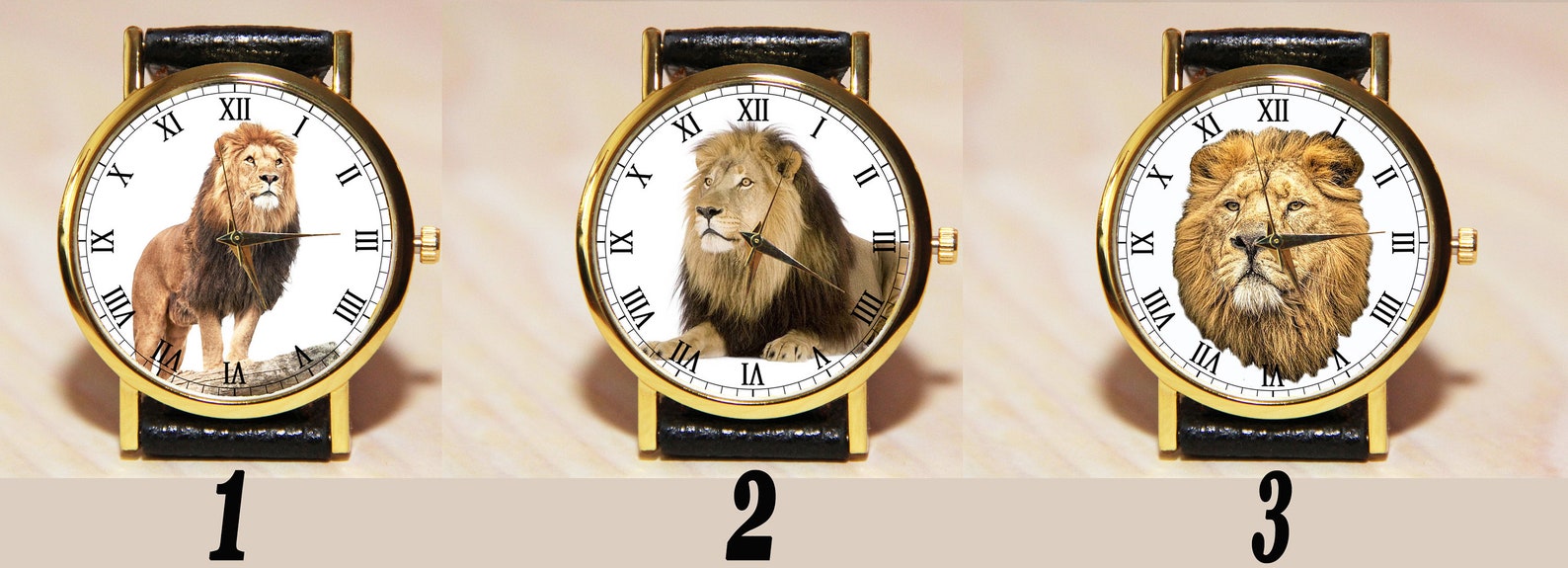 Lion Wrist Watch Men's Watch Women's Watch Animal | Etsy