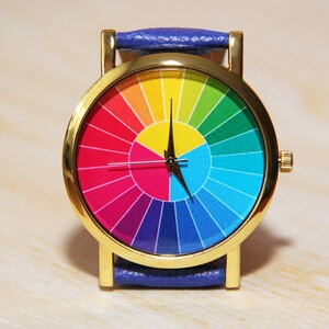 Color Wheel Watch, Men's Watch, Colorful Watches, Women's Watch ...