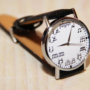 Wristwatch Note, Watch Gift to the Teacher, Watch Musicians, Ladies ...