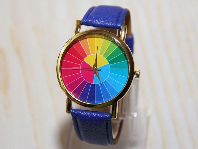 Color Wheel Watch, Men's Watch, Colorful Watches, Women's Watch ...