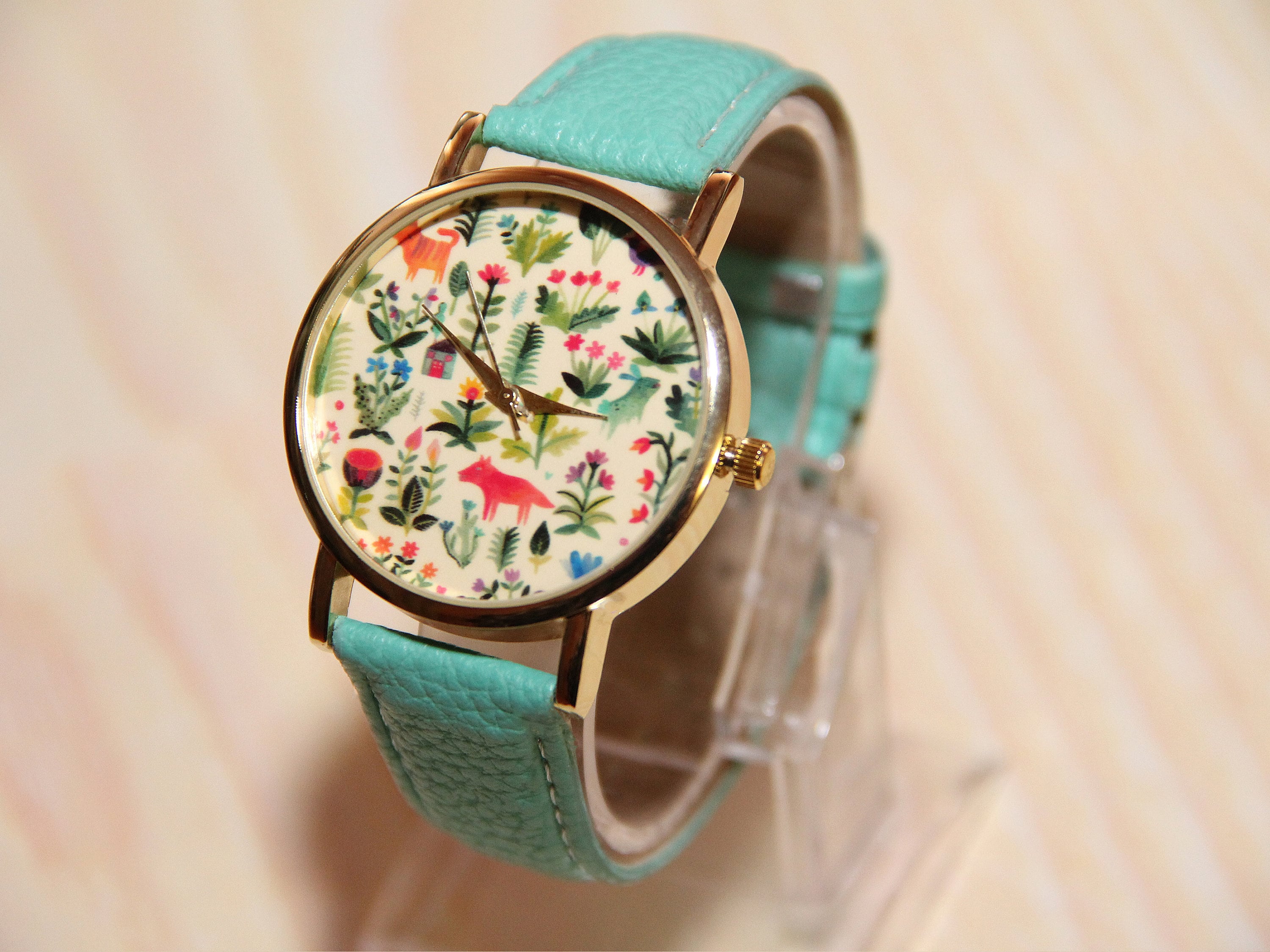 Watch forest watch animals women's watches fairy tale | Etsy