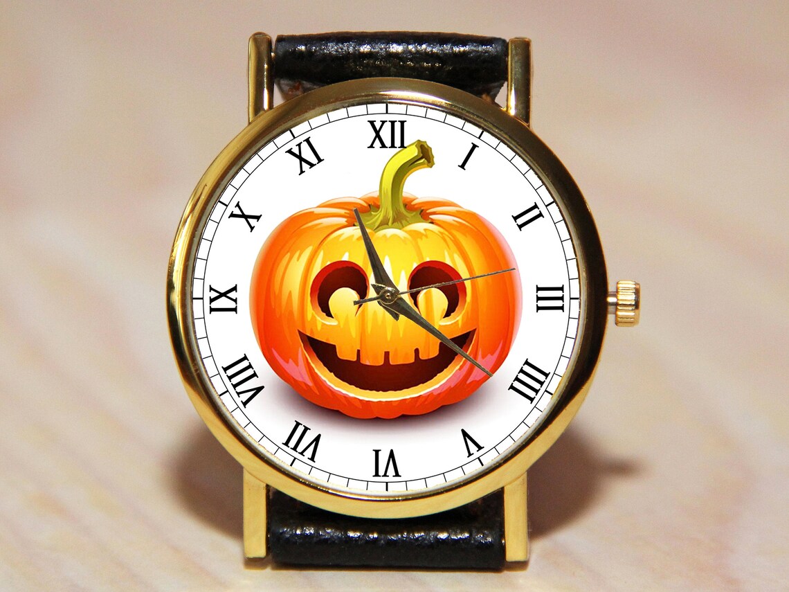 Pumpkin Watch Halloween Watch Ladies Watch Men's Watch - Etsy