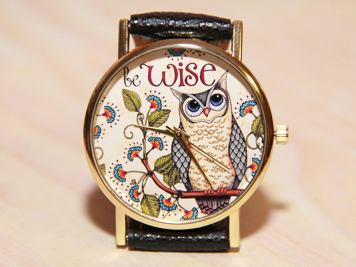 Wrist watch owl bird watch Women's watches watch of | Etsy