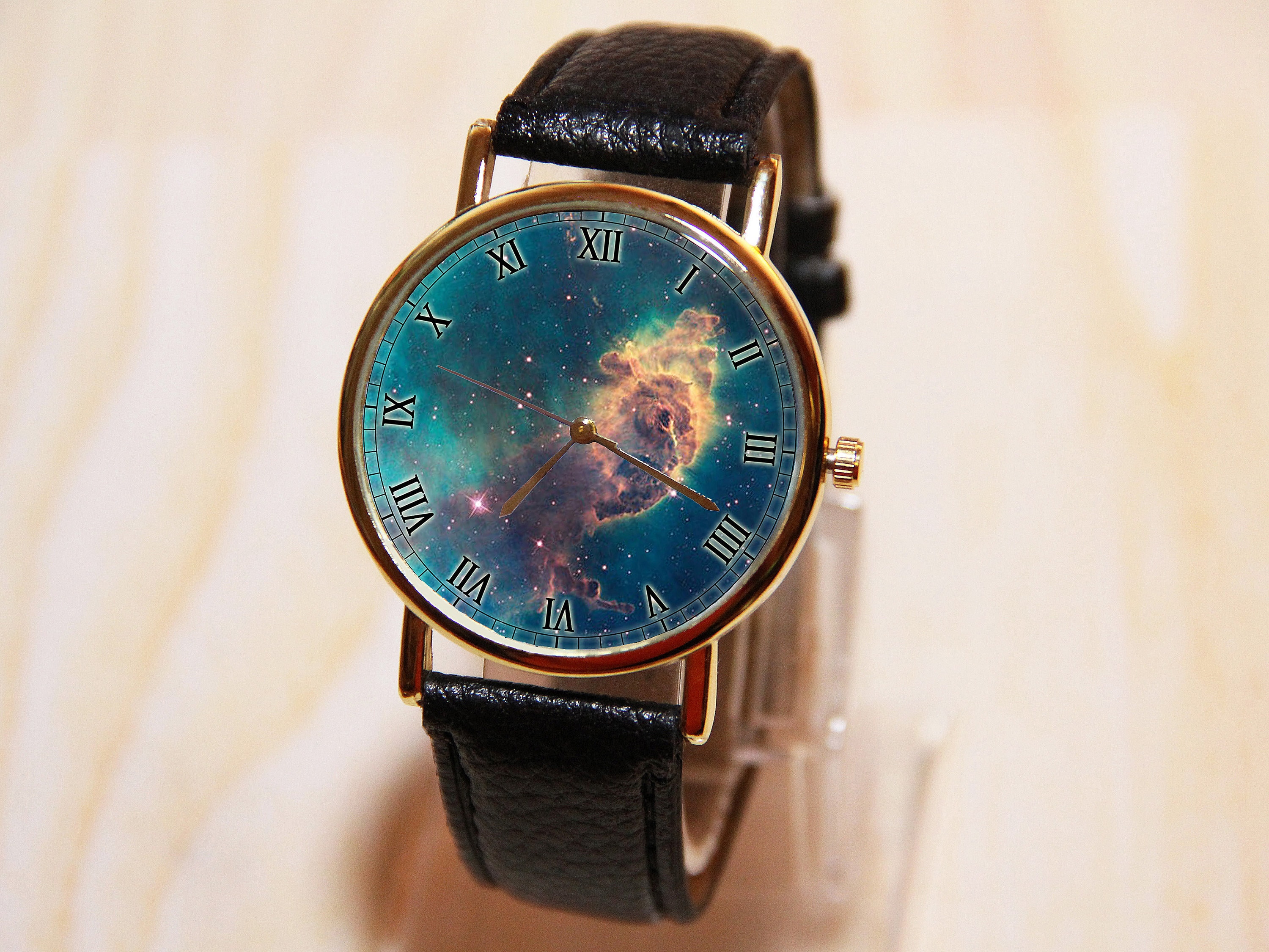 Wristwatch Galaxy, Watch Cosmos, Constellation Watch, Watch Sky, Mens ...
