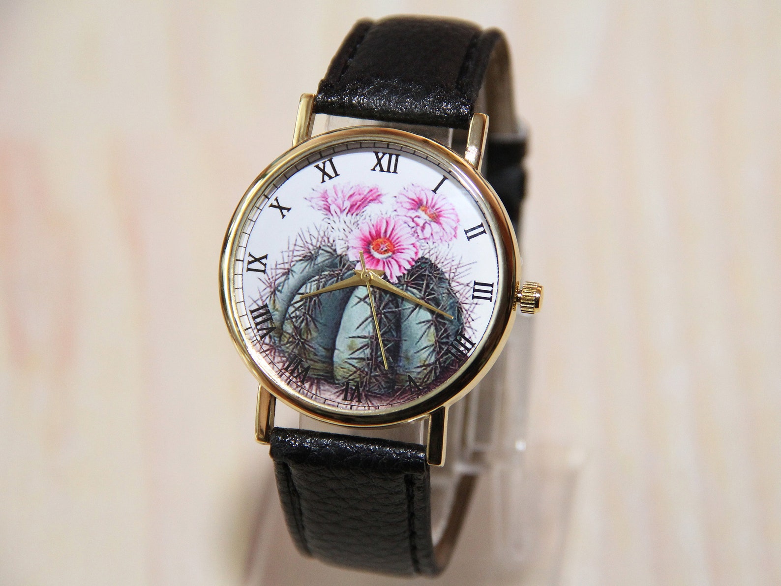 Watch Wrist Cactus Watch Flowers Succulent Watch Ladies - Etsy