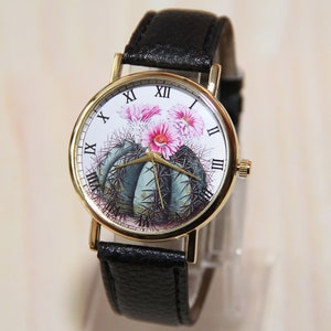 Watch Wrist Cactus, Watch Flowers, Succulent Watch, Ladies Watch, Plant ...