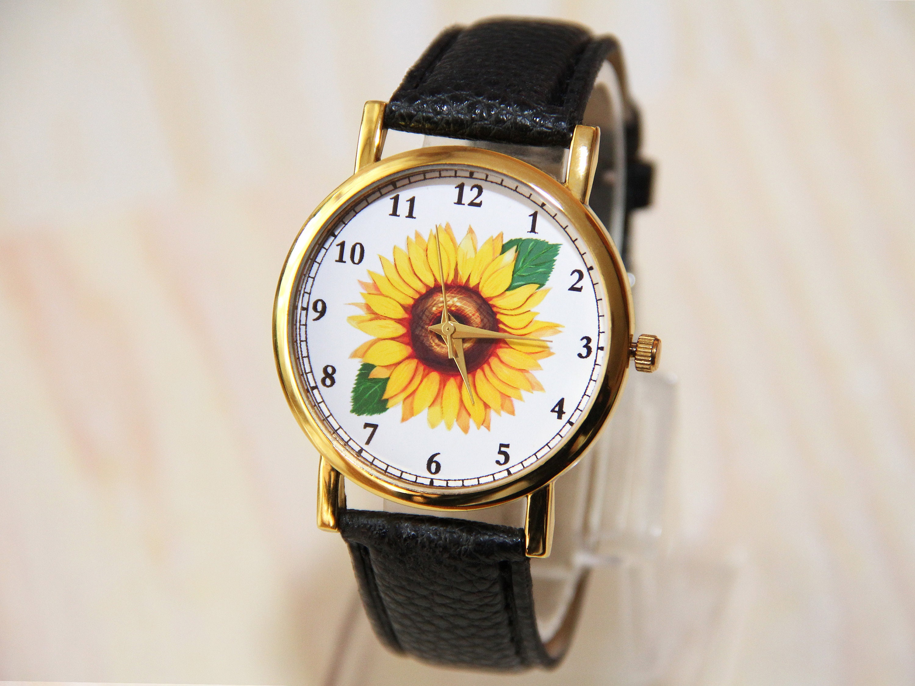 Watch Sunflower Flower Watch Female Watch Girls Watch - Etsy